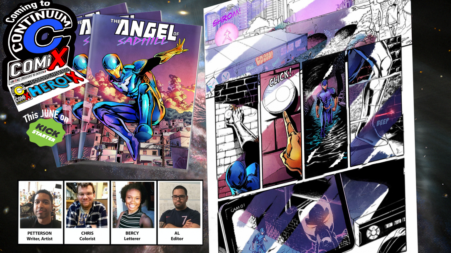 THE CONTINUUM PRESENTS: HEROIX – The Indie Comix Dispatch